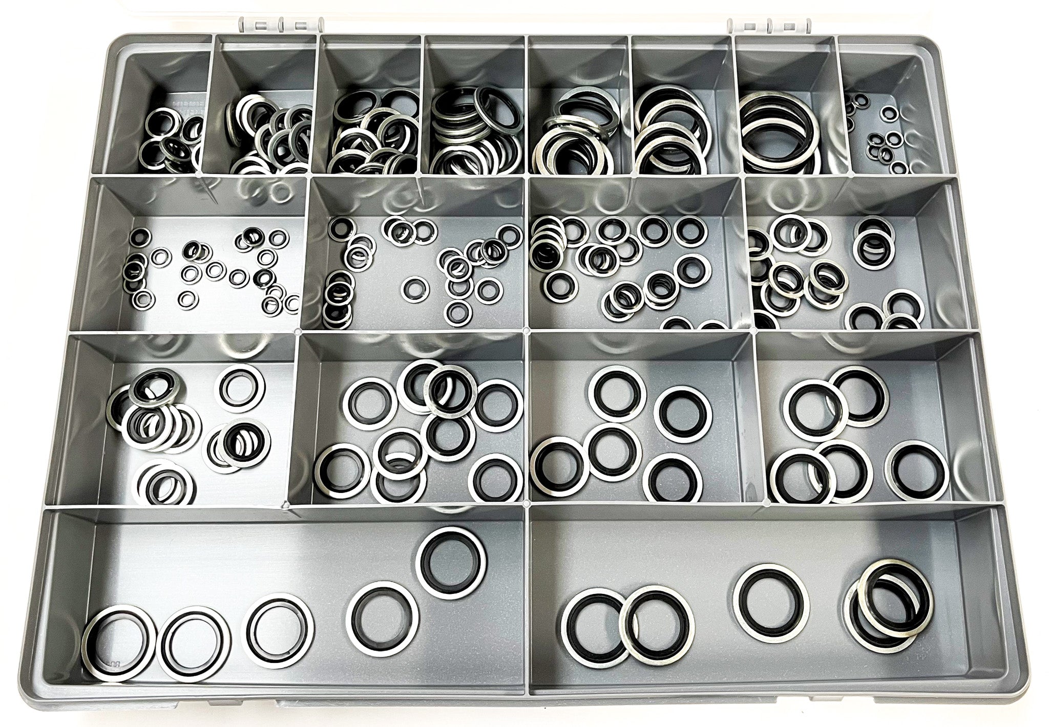 Bonded Washer Sealing Kit - Imperial & Metric - 210 Pieces - Self Cent ...